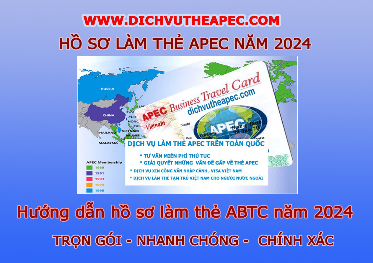 Hồ sơ làm thẻ Apec năm 2024: Điều gì bạn cần biết? - Dịch Vụ Làm Thẻ Apec